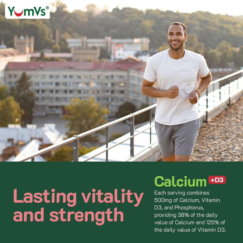 vitamin D3 enriched calcium gummies
