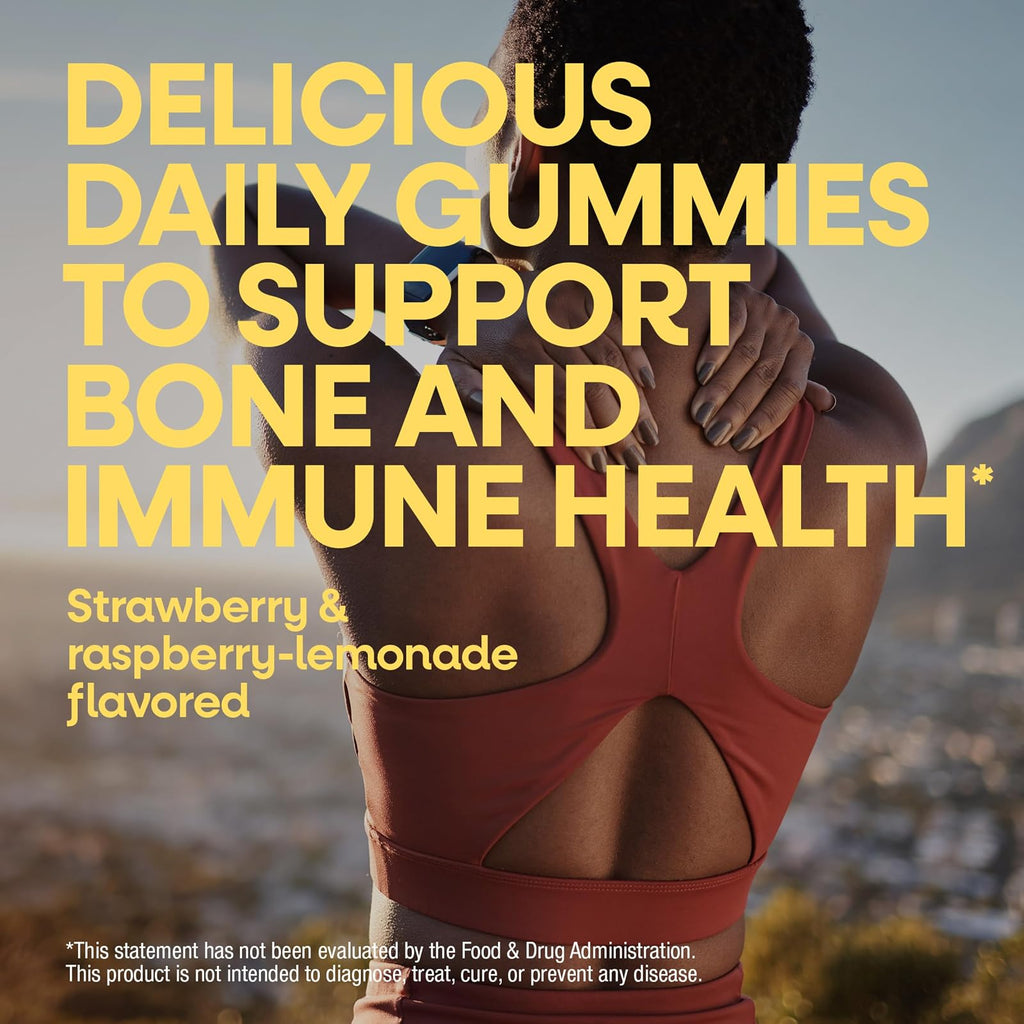 Vitamin D3 enriched calcium gummies