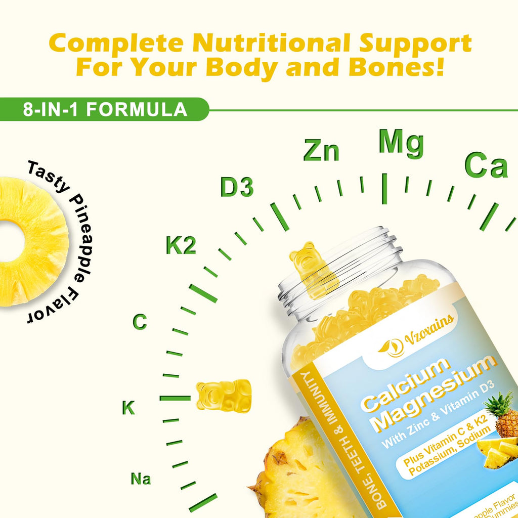 vitamin D3 enriched calcium gummies