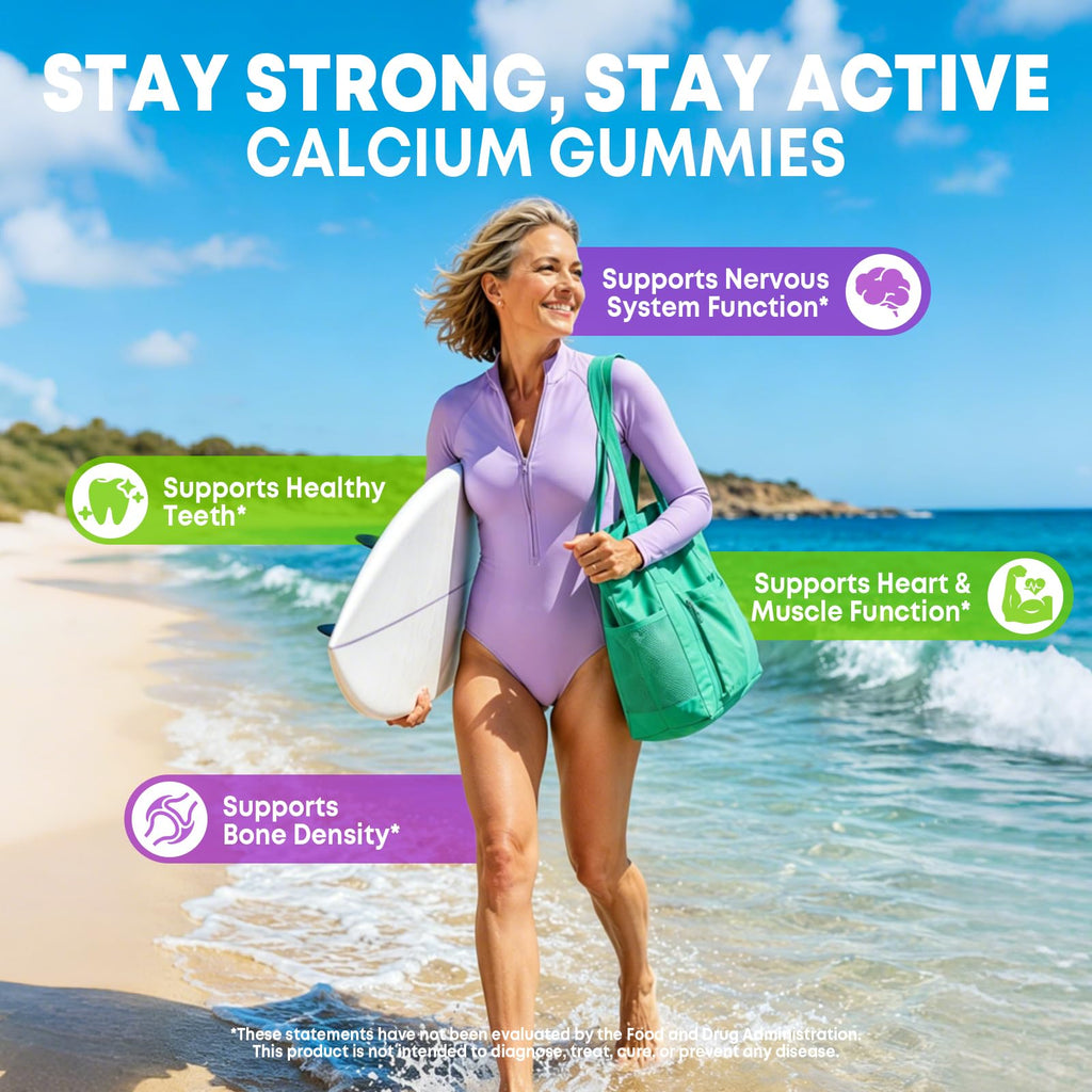vitamin D3 enriched calcium gummies