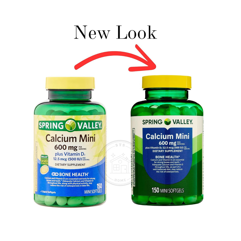 Vitamin D3 enriched calcium mini softgels