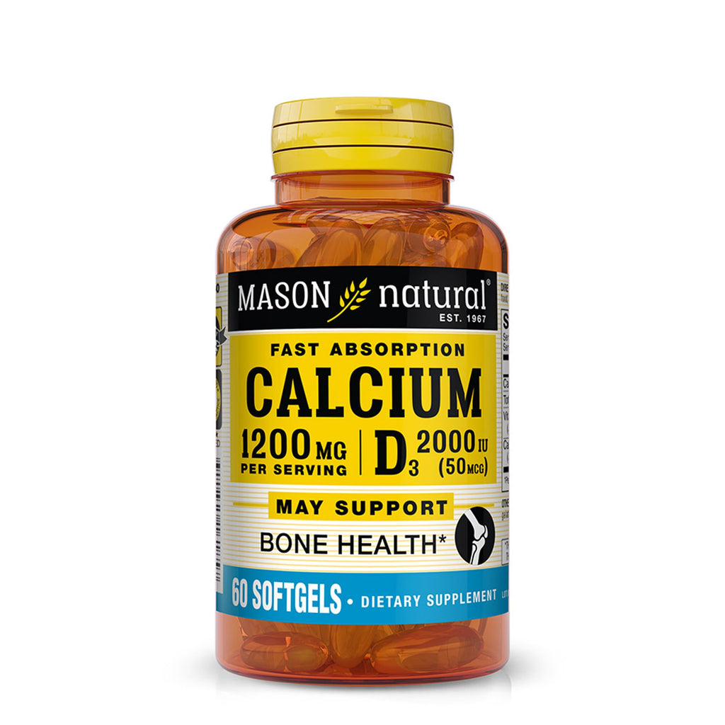 Vitamin D3 enriched calcium softgels