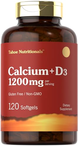 Vitamin D3 enriched calcium softgels