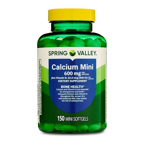 Vitamin D3 enriched calcium softgels