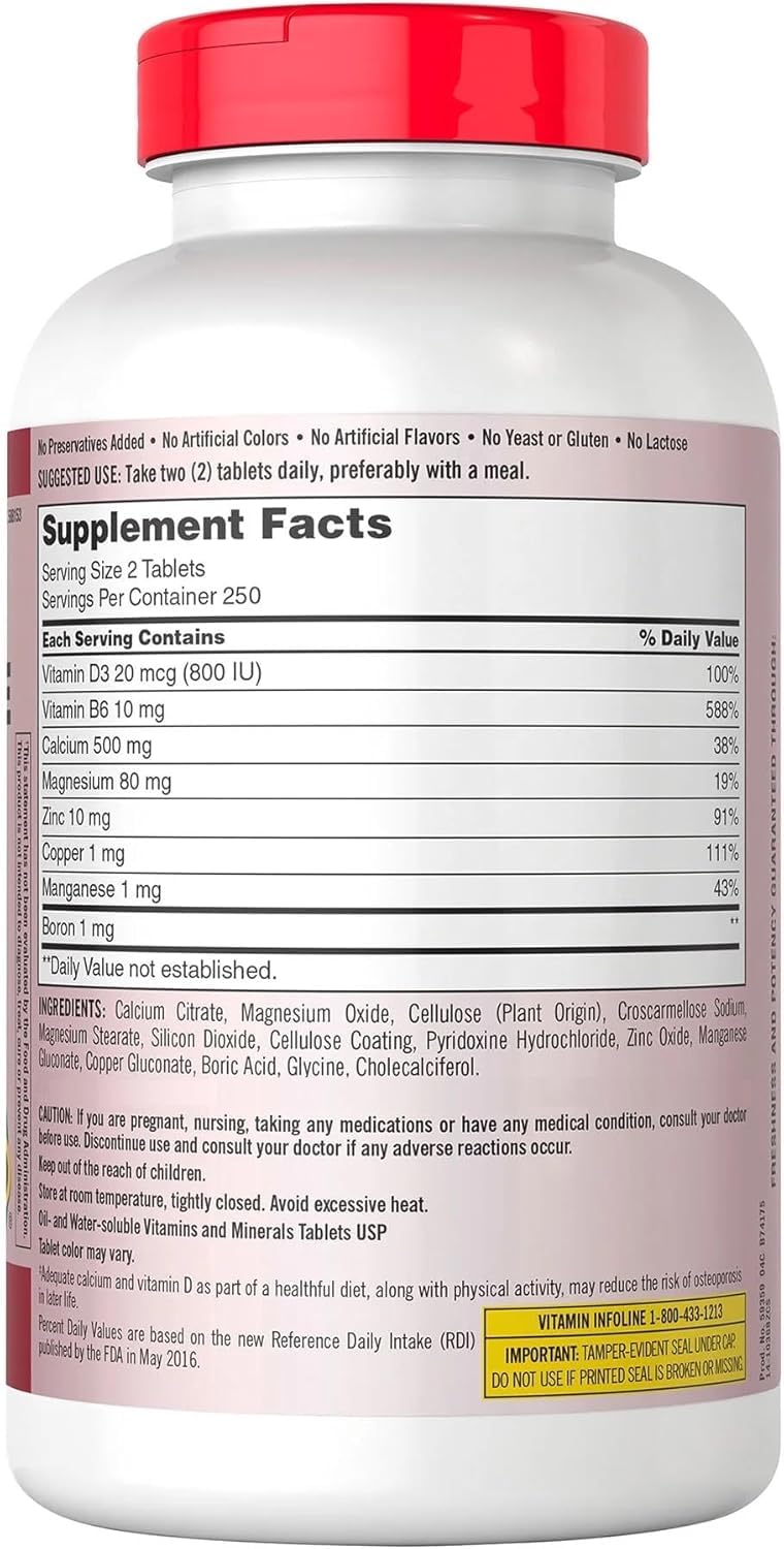 Vitamin D3 enriched calcium supplement