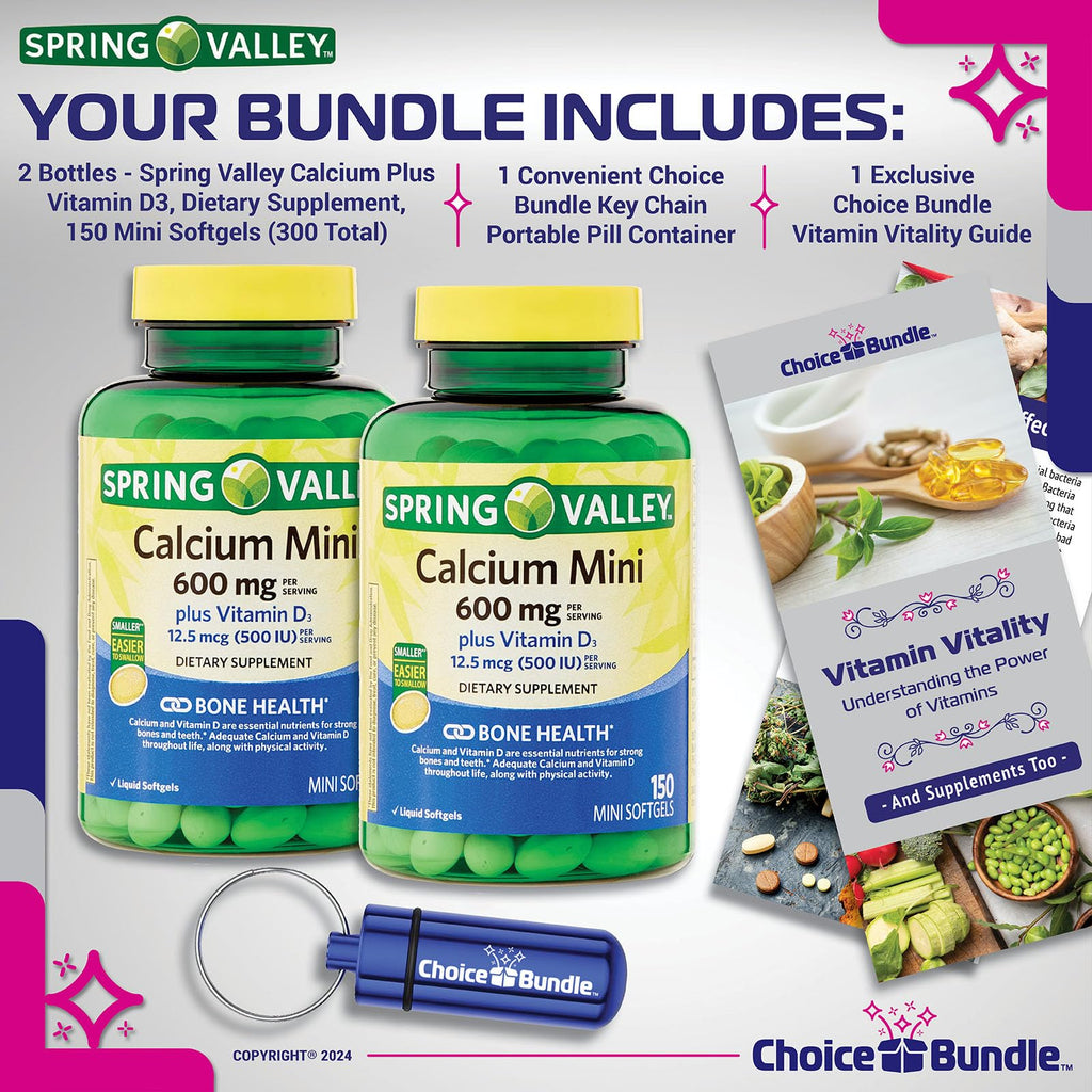 Vitamin D3 enriched calcium supplement
