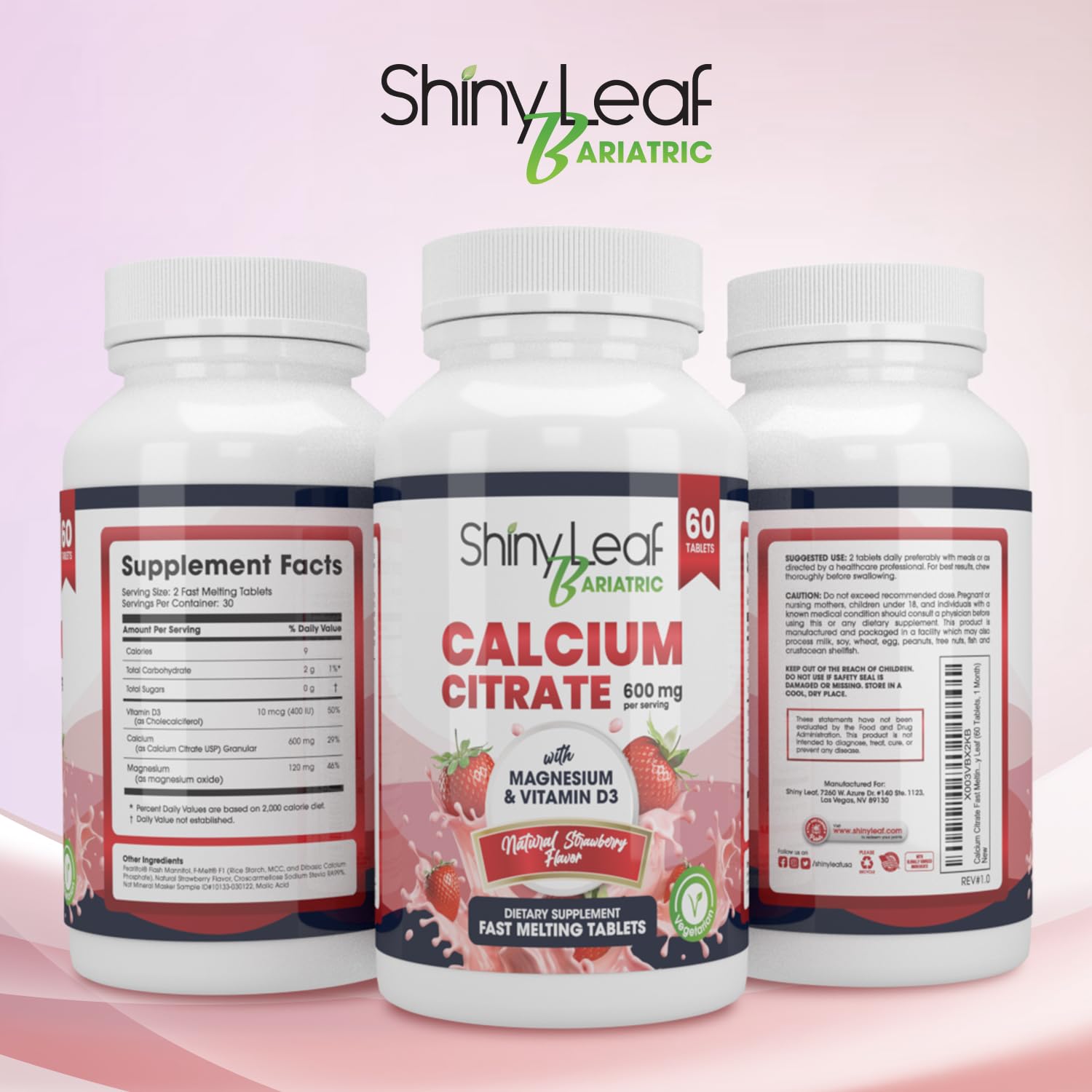 vitamin D3 enriched calcium tablets