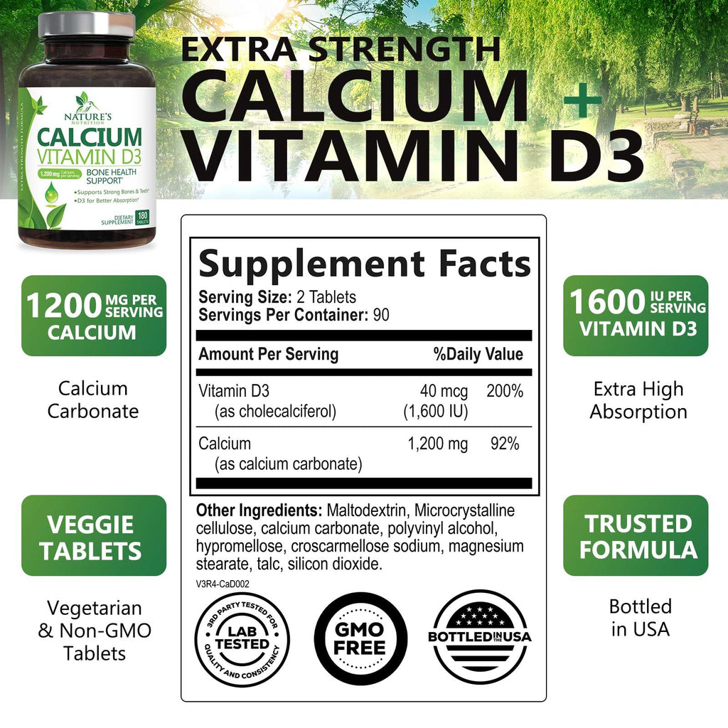 vitamin D3 enriched calcium tablets