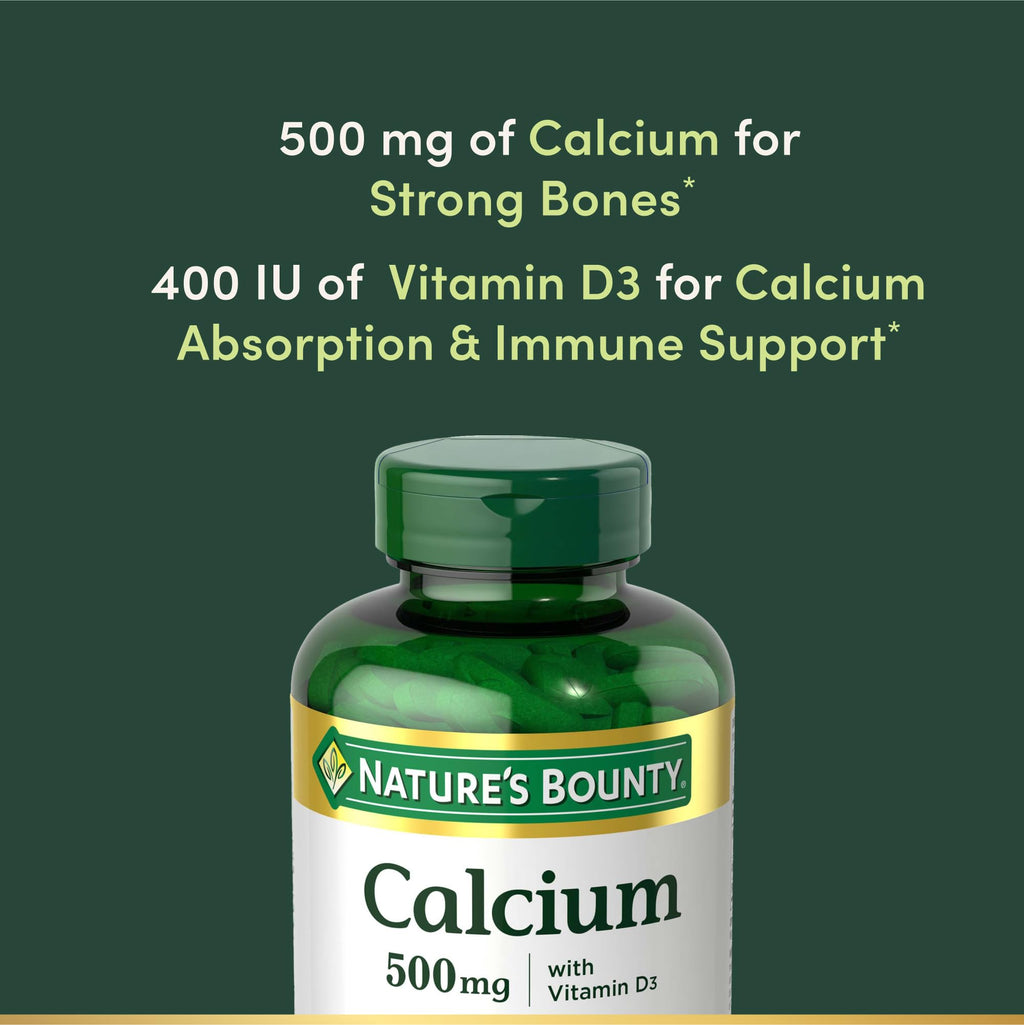 Vitamin D3 enriched calcium tablets