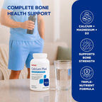 Vitamin D3 enriched calcium tablets