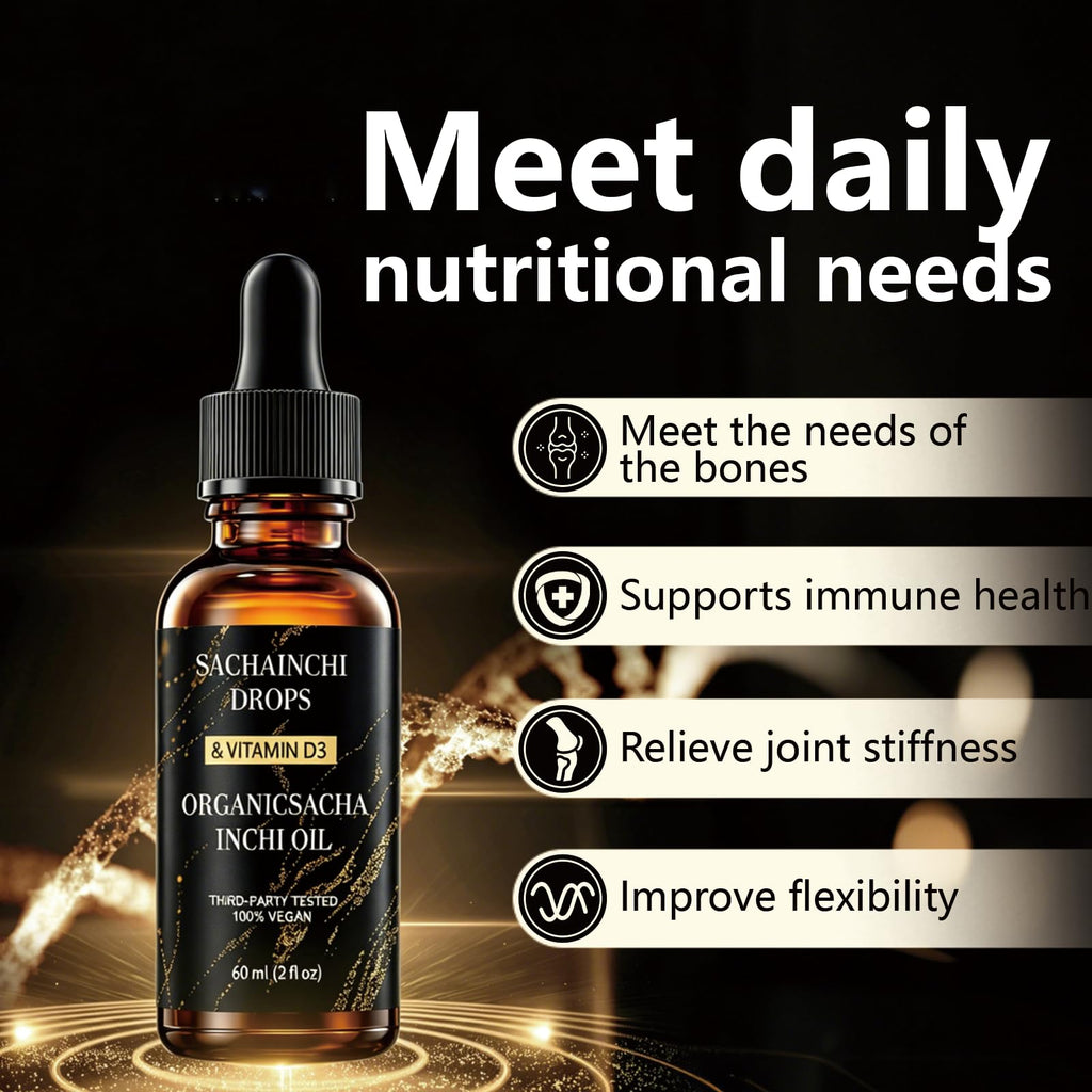 Vitamin D3 enriched oil drops