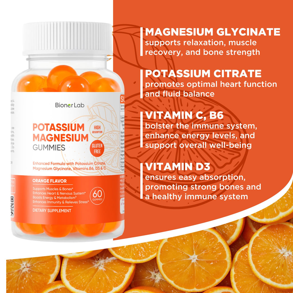 vitamin D3 enriched potassium gummies