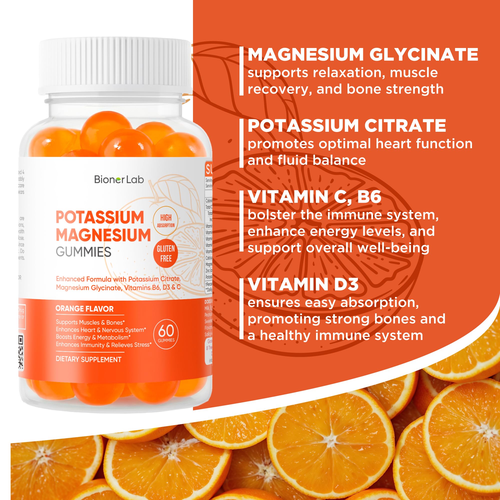 vitamin D3 enriched potassium gummies