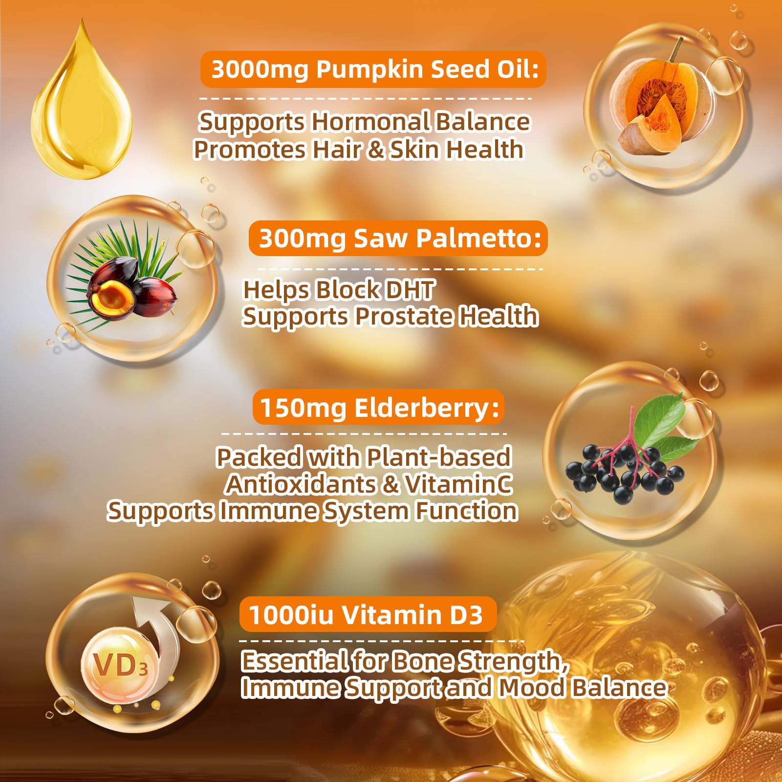 Vitamin D3 enriched pumpkin seed oil