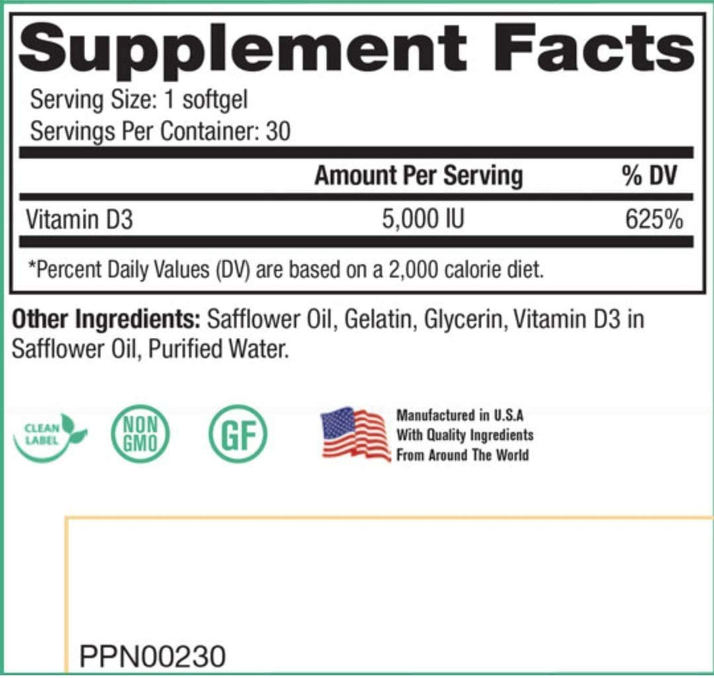Vitamin D3 for bone health support