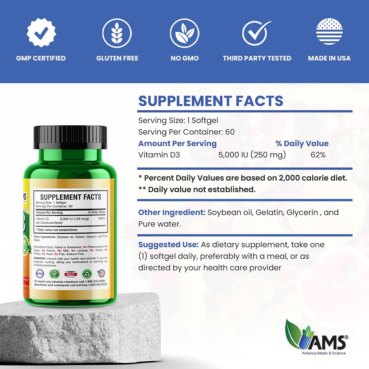 vitamin D3 for bone health