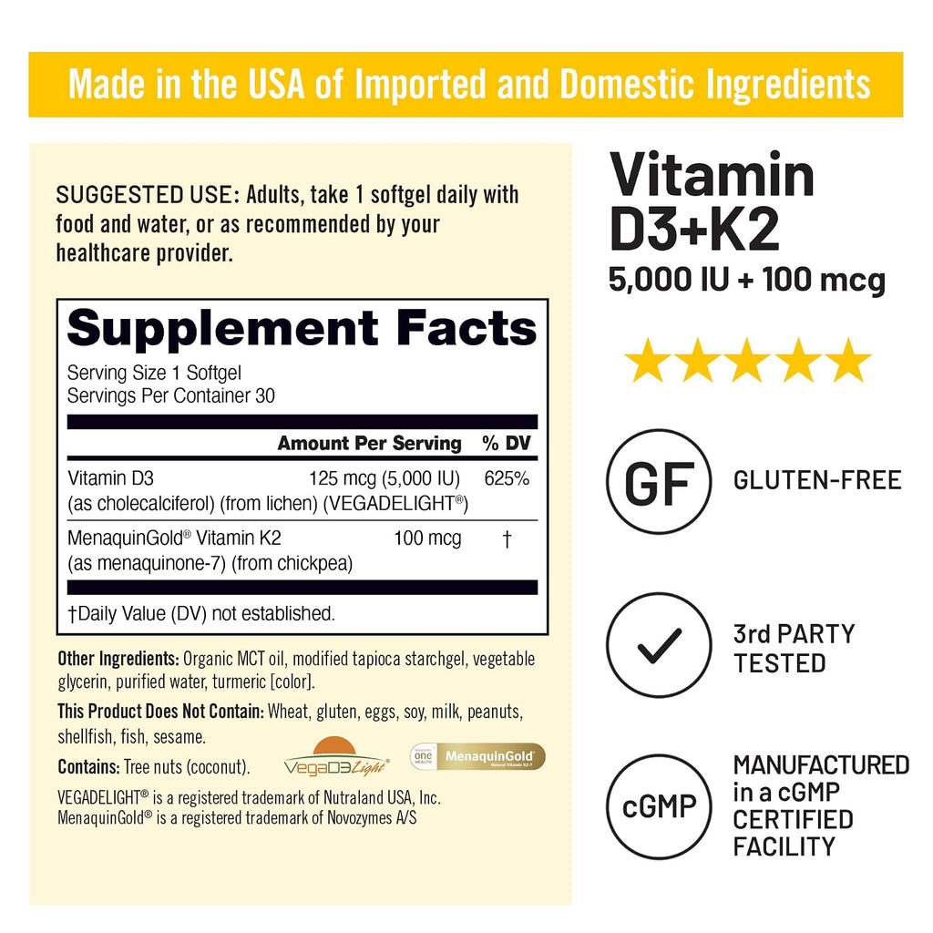 Vitamin D3 for bone strength