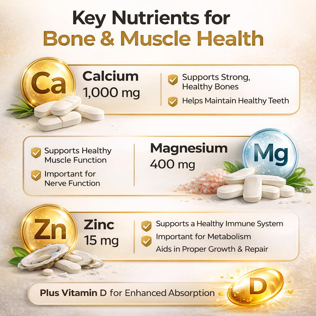 Vitamin D3 for calcium absorption