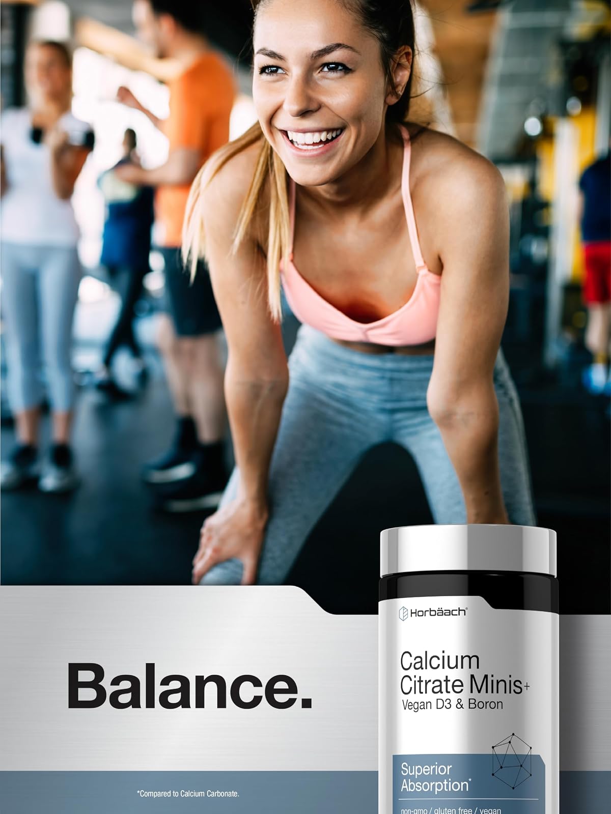 Vitamin D3 for calcium absorption