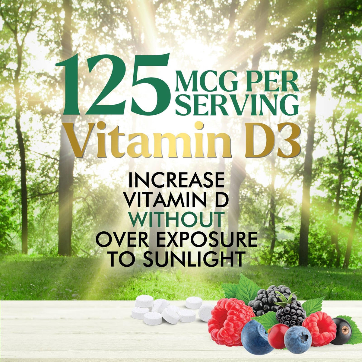 Vitamin D3 for daily wellness support