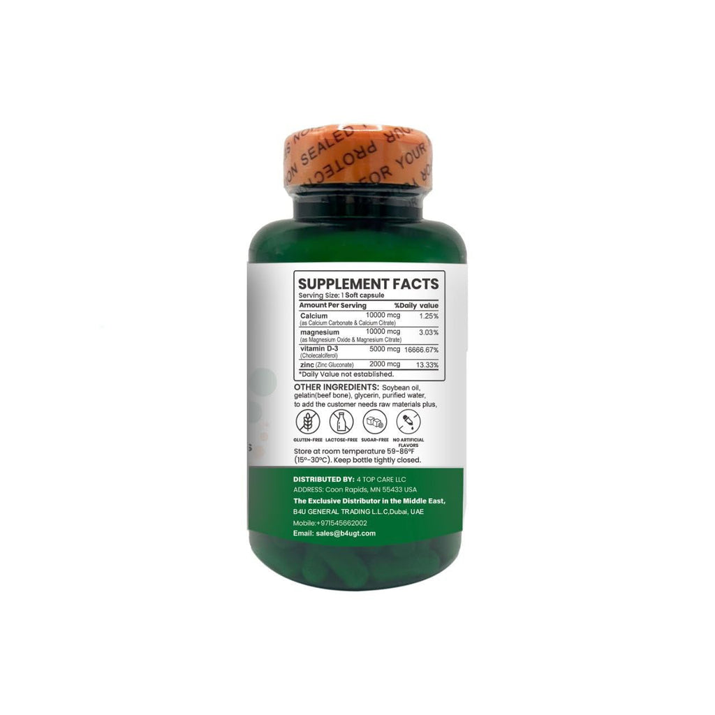 Vitamin D3 for enhanced calcium absorption