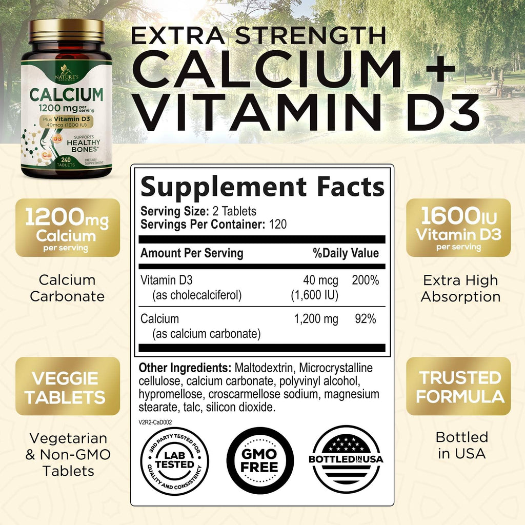 vitamin D3 for enhanced calcium absorption