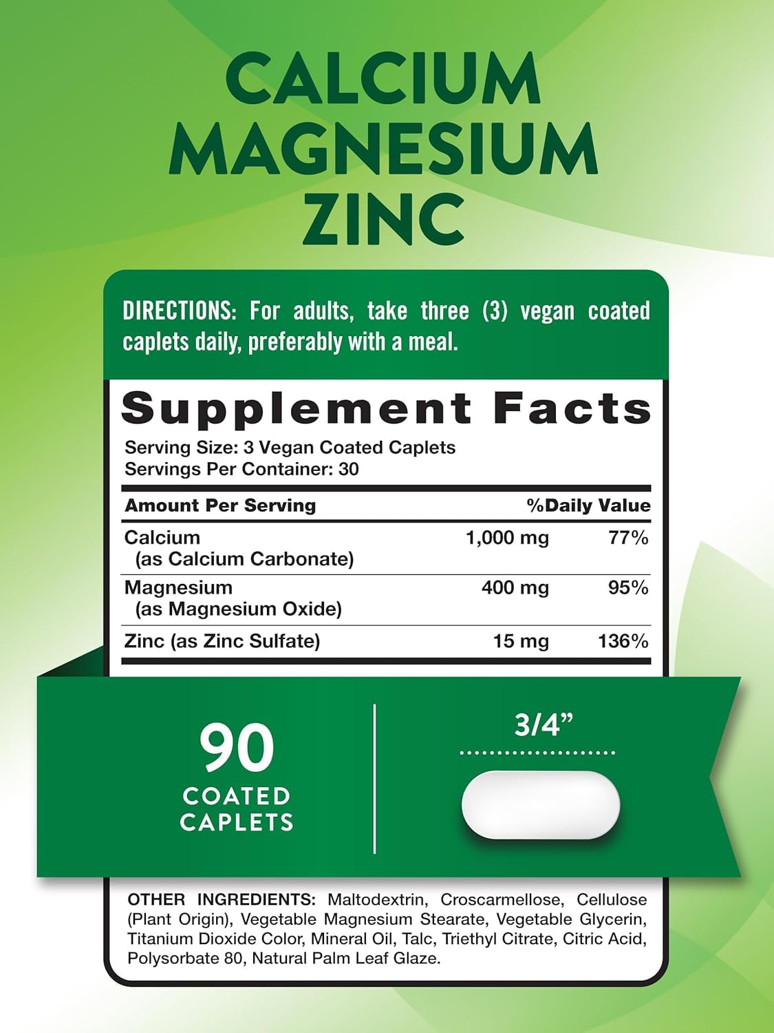 Vitamin D3 for enhanced calcium absorption