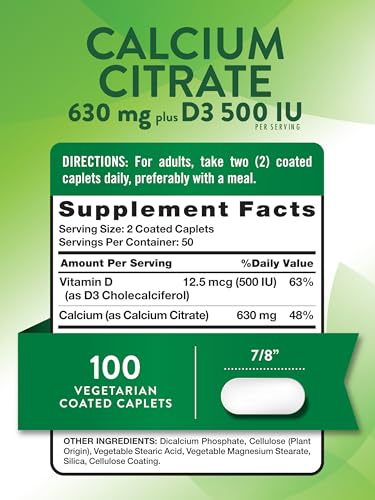 Vitamin D3 for enhanced calcium absorption
