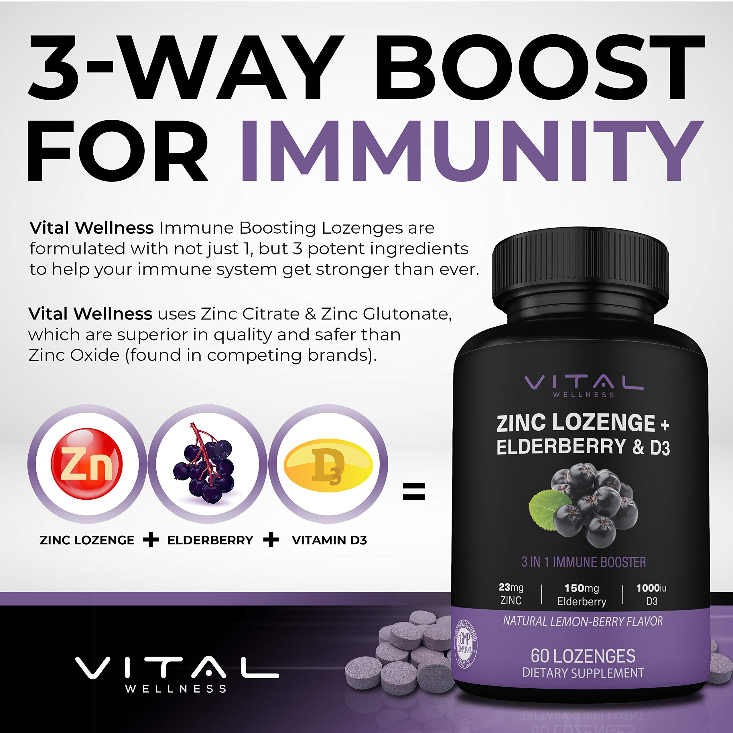 vitamin D3 for enhanced immunity