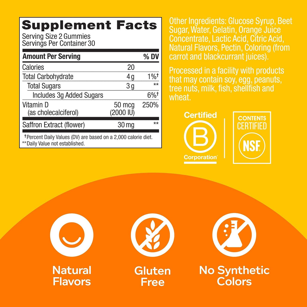 Vitamin D3 for happy mood