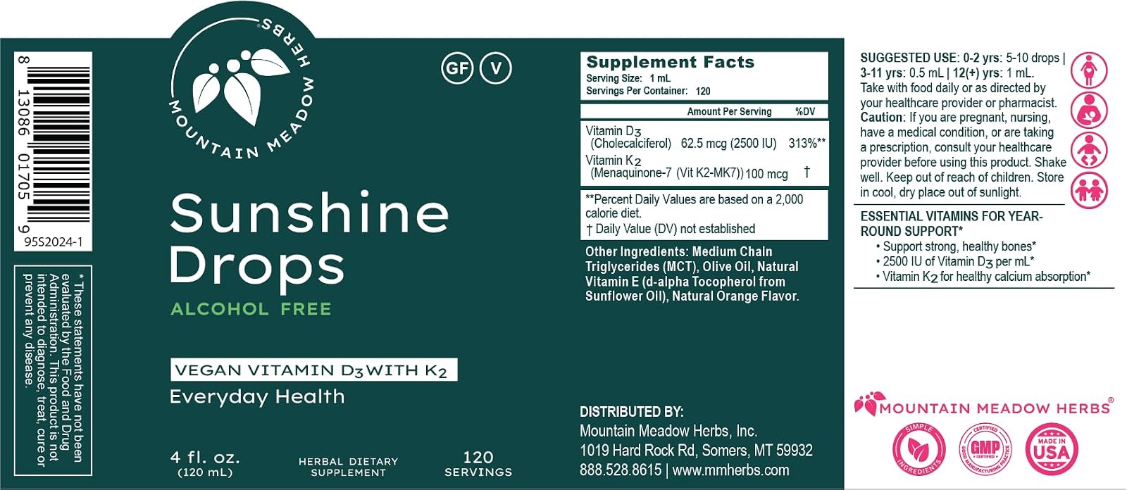 Vitamin D3 for healthy bones