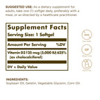 Vitamin D3 for immune support