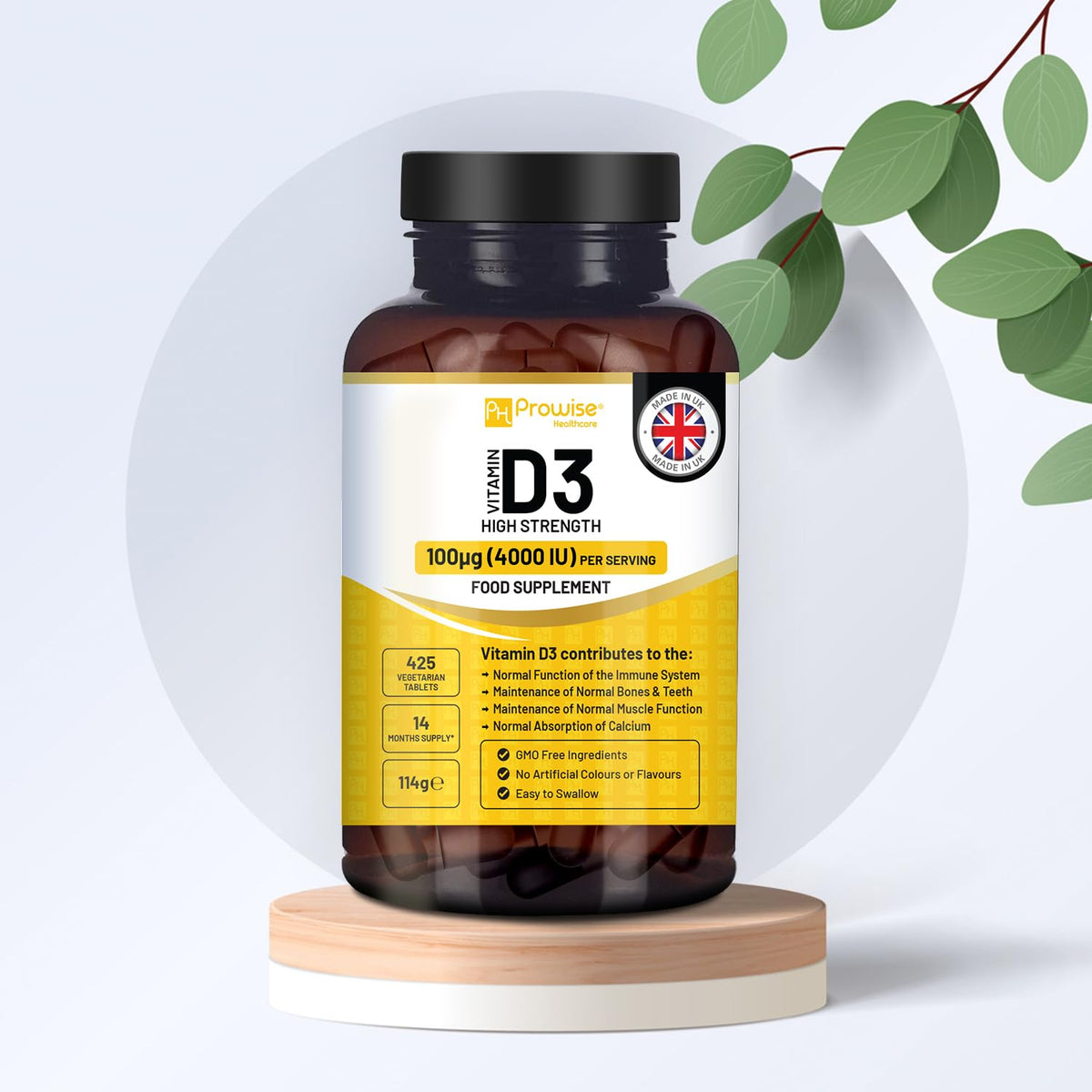 Vitamin D3 for immune support