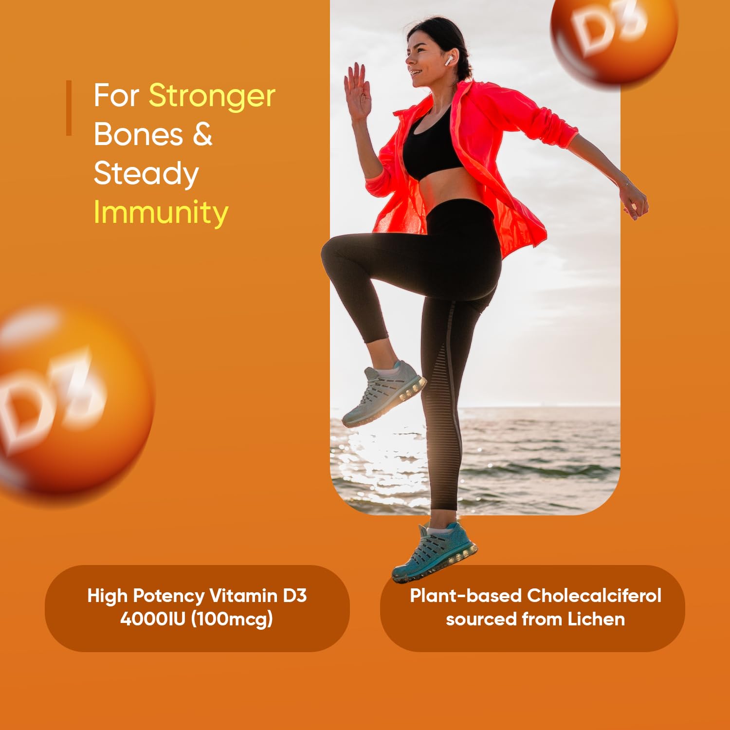 Vitamin D3 for immune support