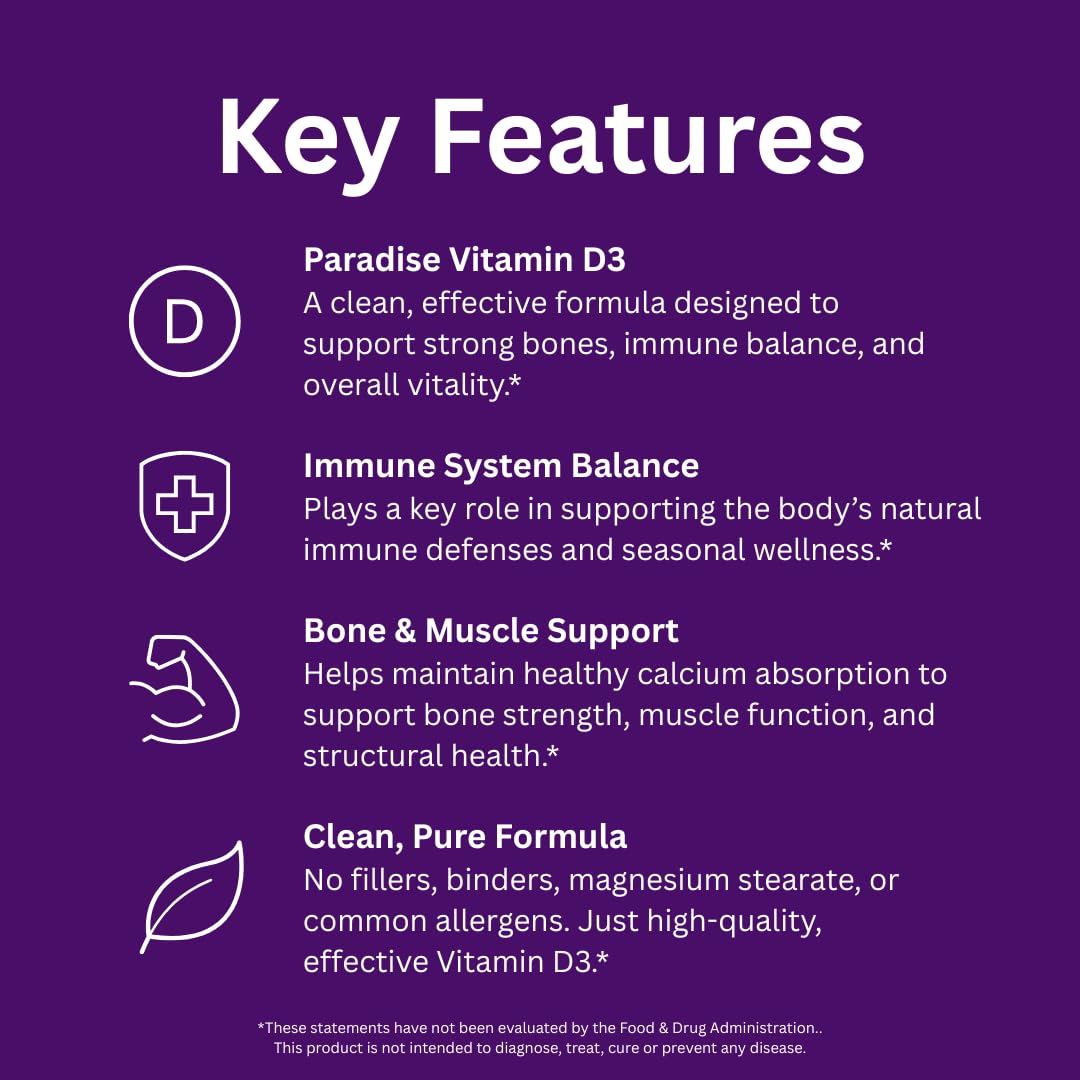 Vitamin D3 for immune support
