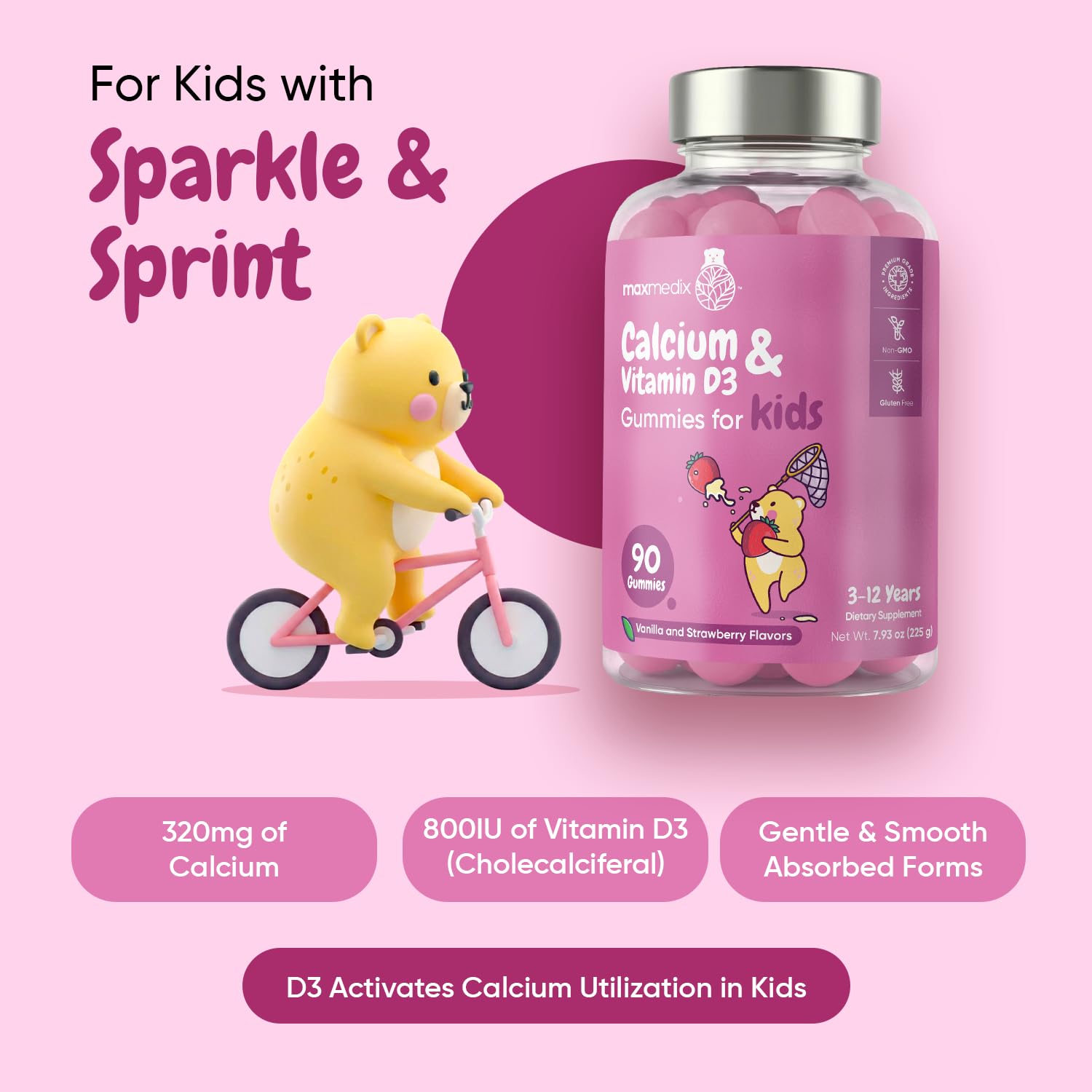 Vitamin D3 for immune support