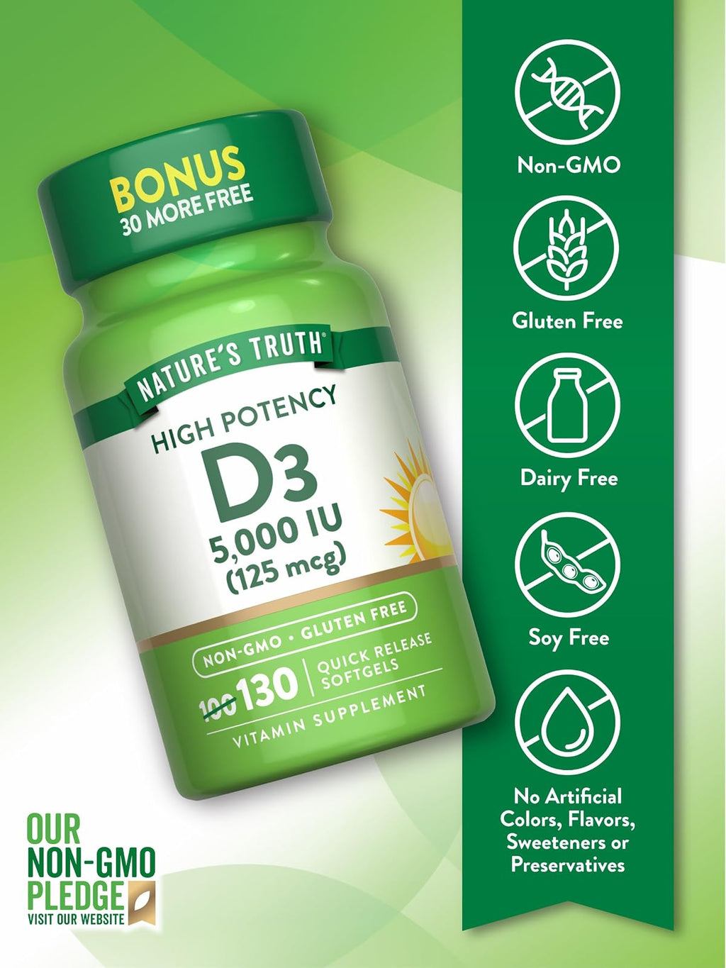 Vitamin D3 for immune support