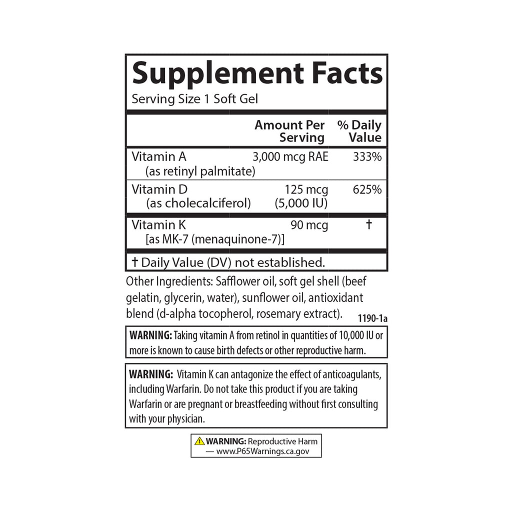 Vitamin D3 for immune support