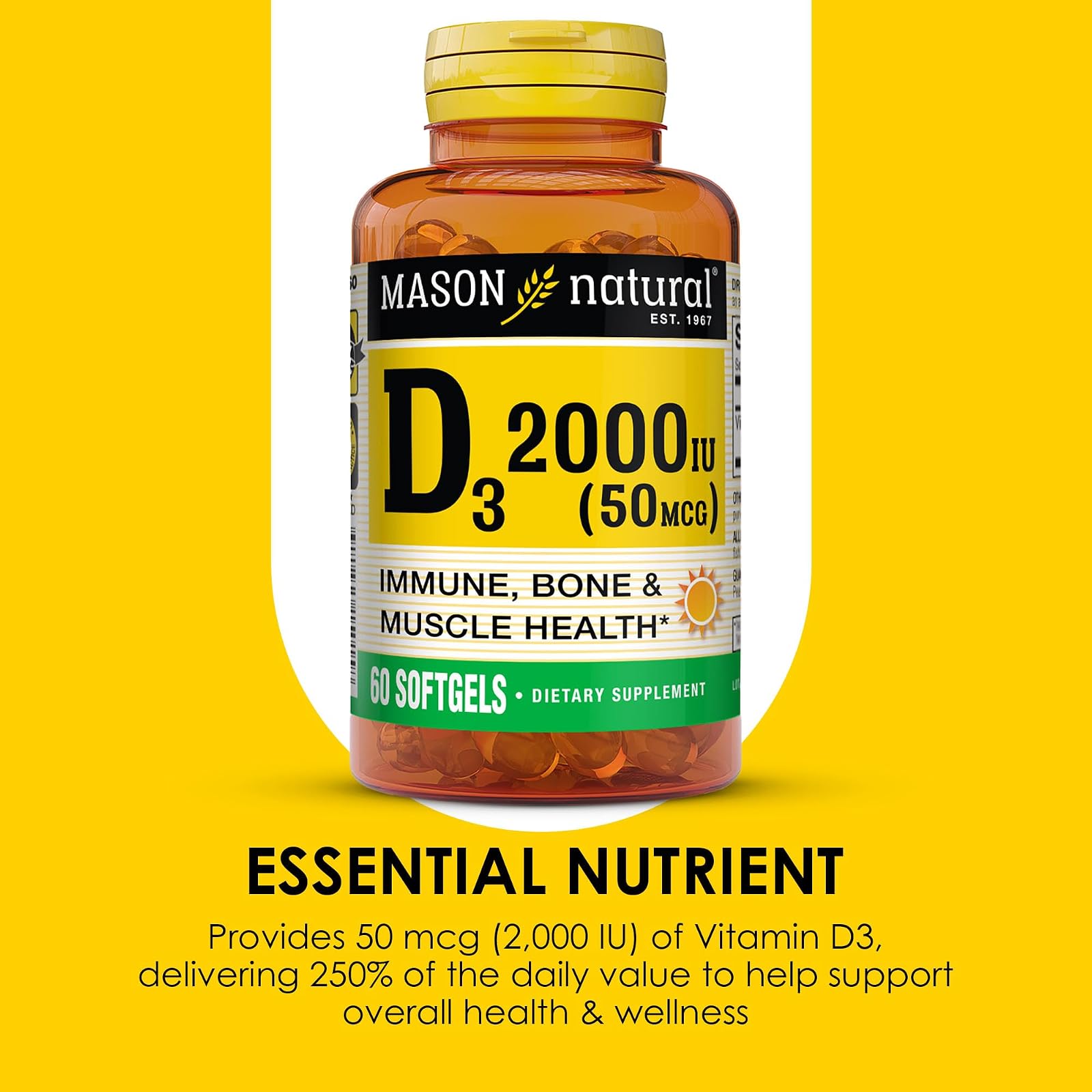 Vitamin D3 for immune support