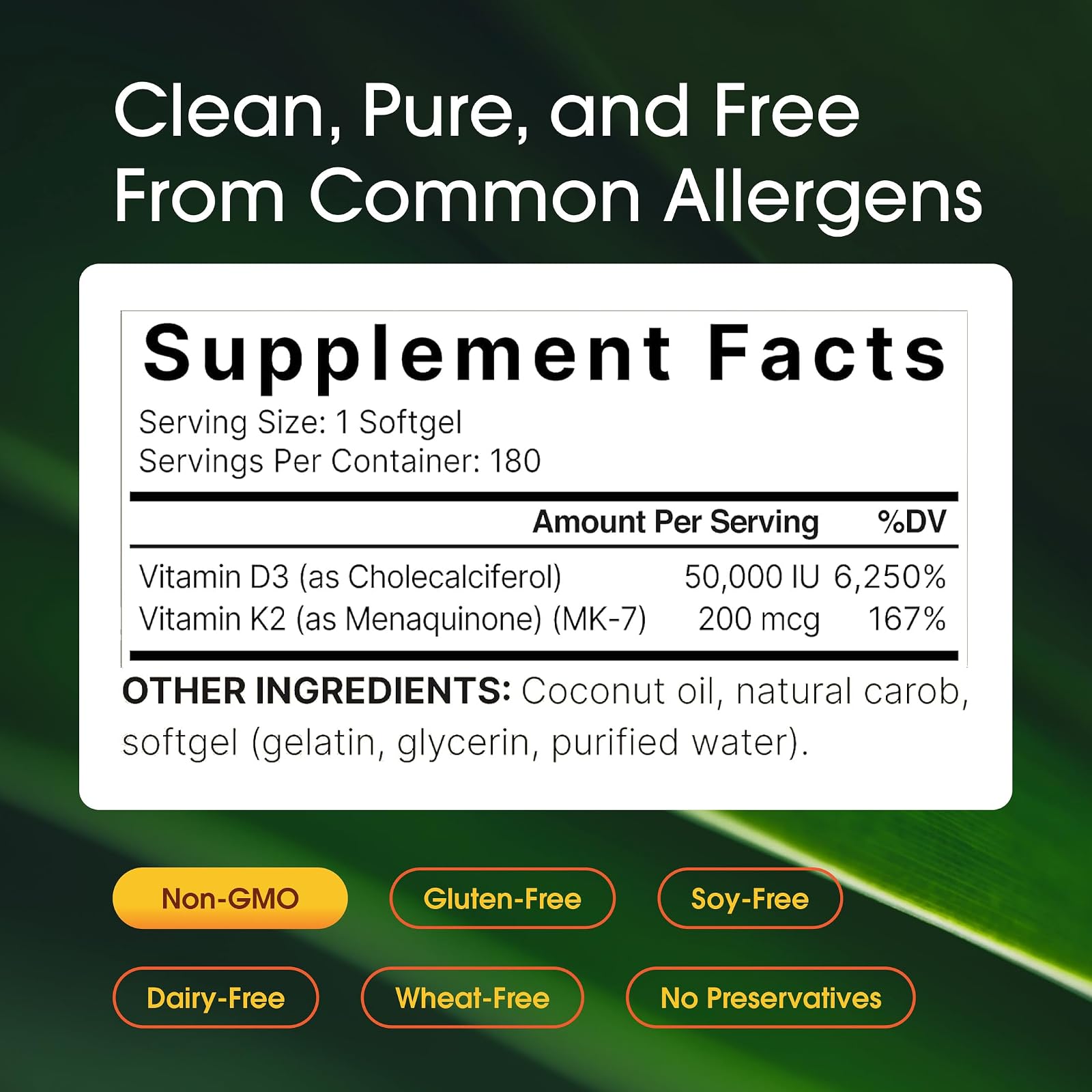 Vitamin D3 for immune support