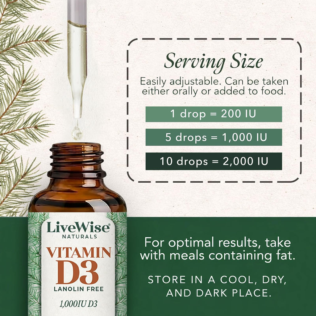 Vitamin D3 for immune support