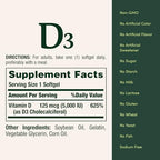 Vitamin D3 for overall wellness