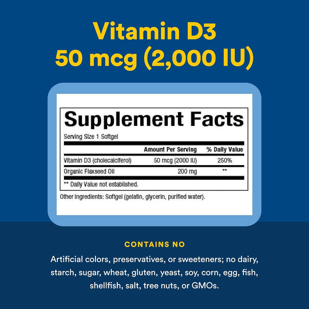 Vitamin D3 for strong bones