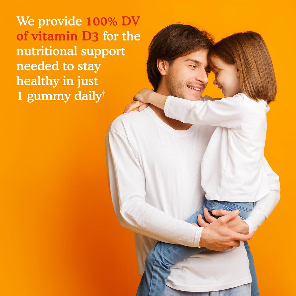 Vitamin D3 gummies boost immune health
