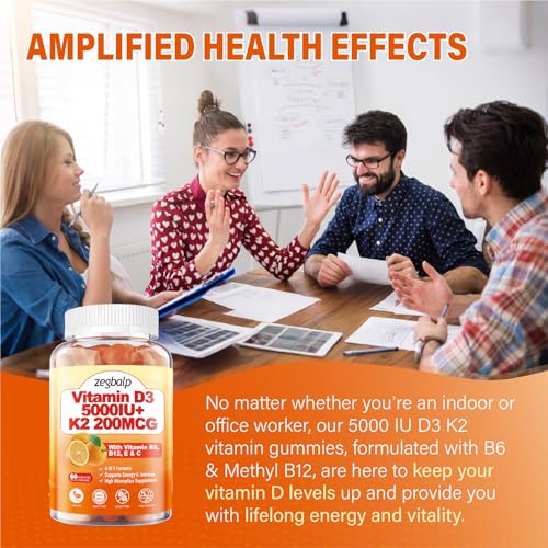 Vitamin D3 gummies for better mood