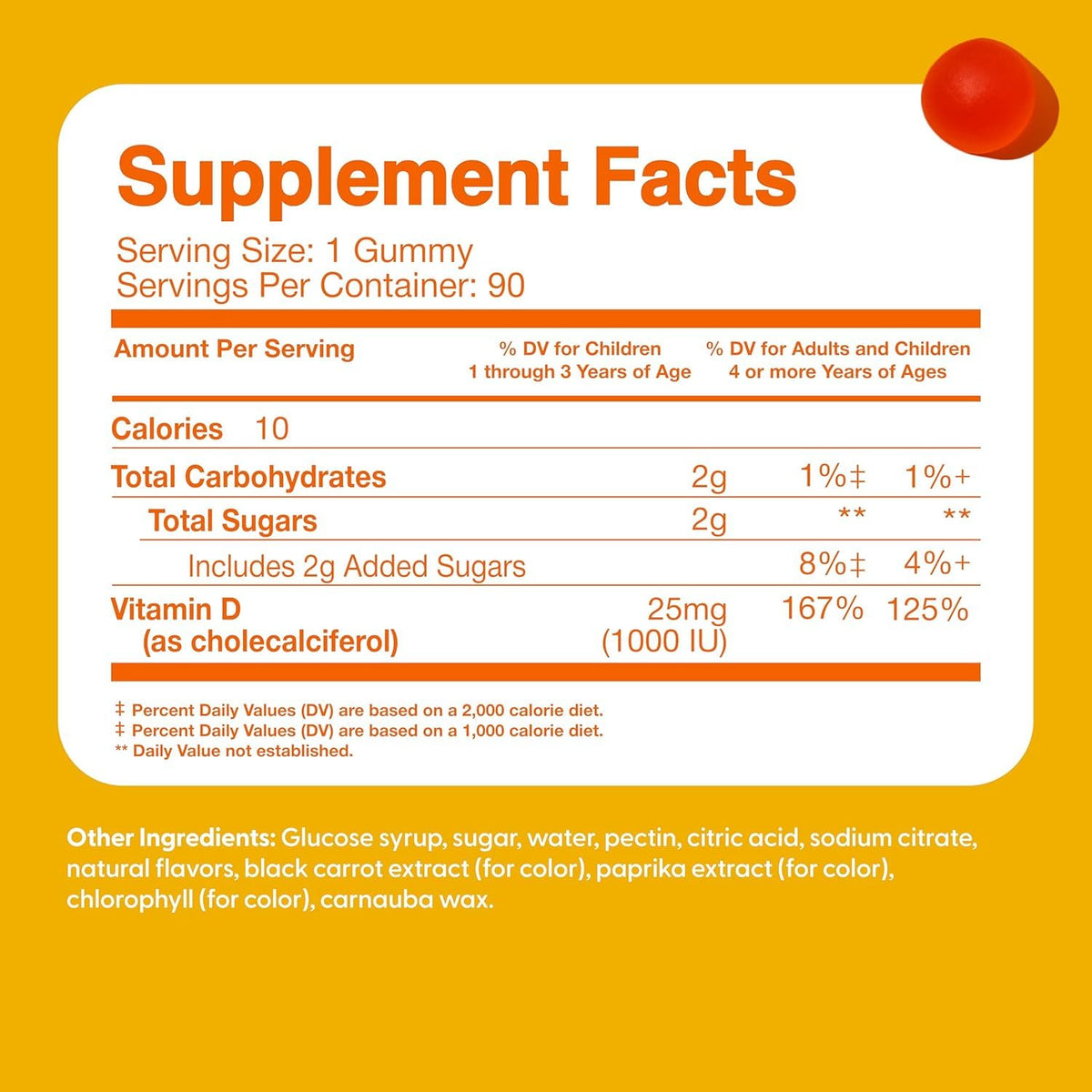 Vitamin D3 gummies for daily wellness