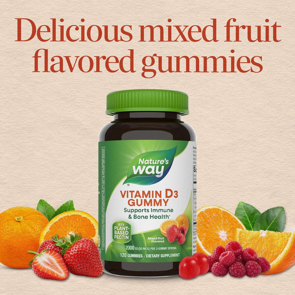 Vitamin D3 gummies for daily wellness