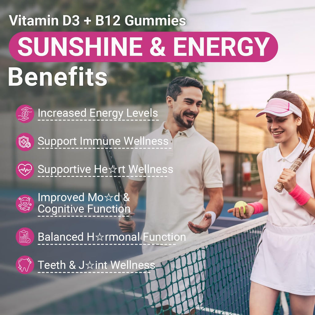 Vitamin D3 gummies for energy boost