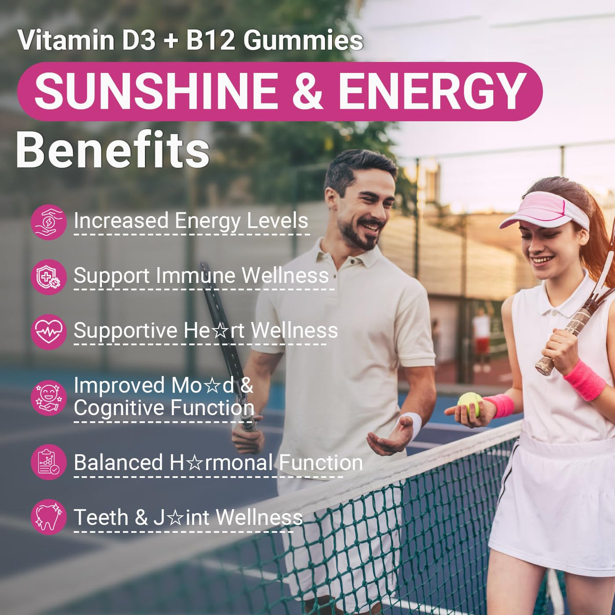 Vitamin D3 gummies for energy boost