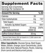 Vitamin D3 gummies for energy